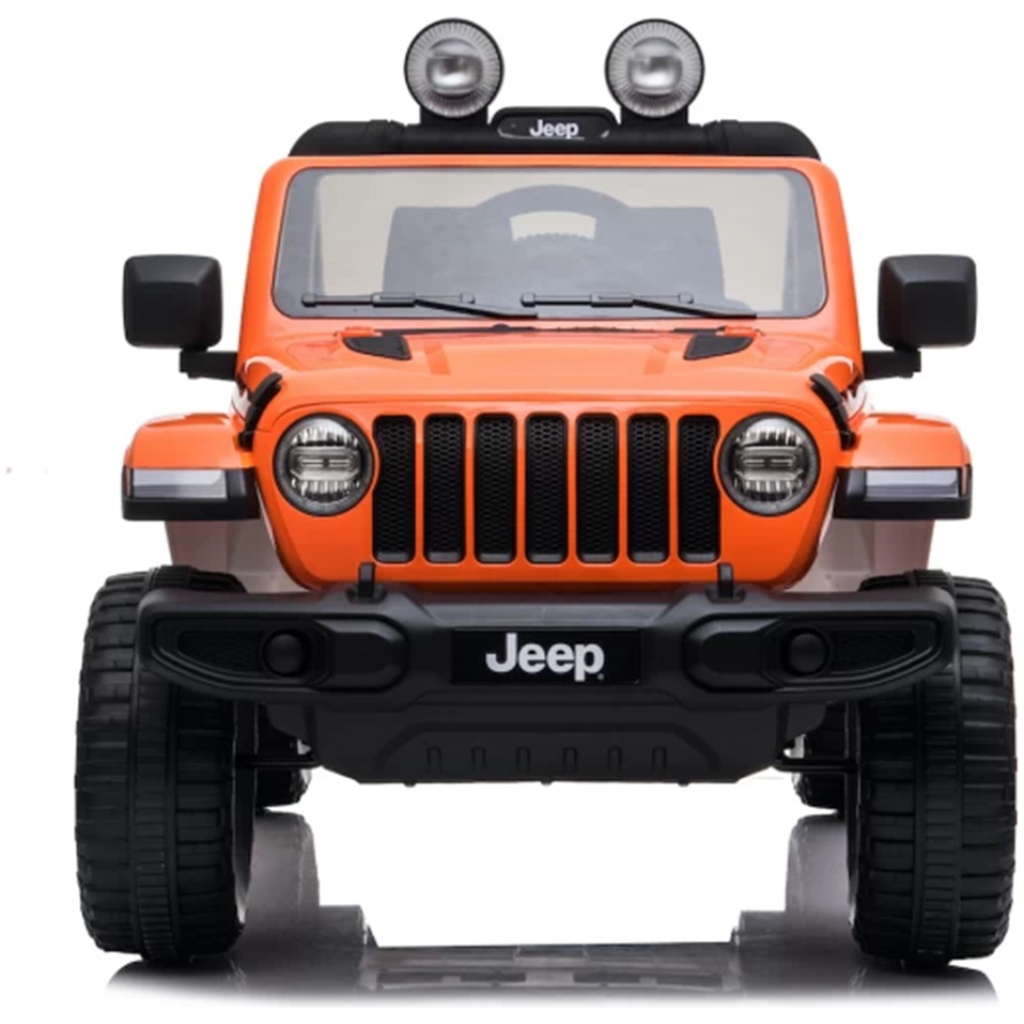 Jeep Rubicon Kids Ride On Electric Car 12V- Orange By OZ Kids Ride